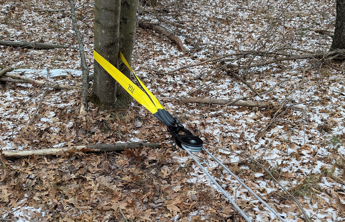 TGL 3 inch, 8 Foot Tree Saver, Tow Strap with D Ring Shackles and 10 T ...