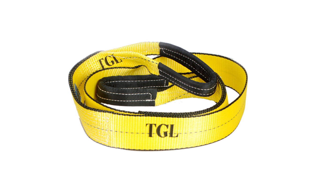 TGL 3 inch, 8 Foot Tree Saver, Winch Strap, Tow Strap 30,000 Pound Cap ...